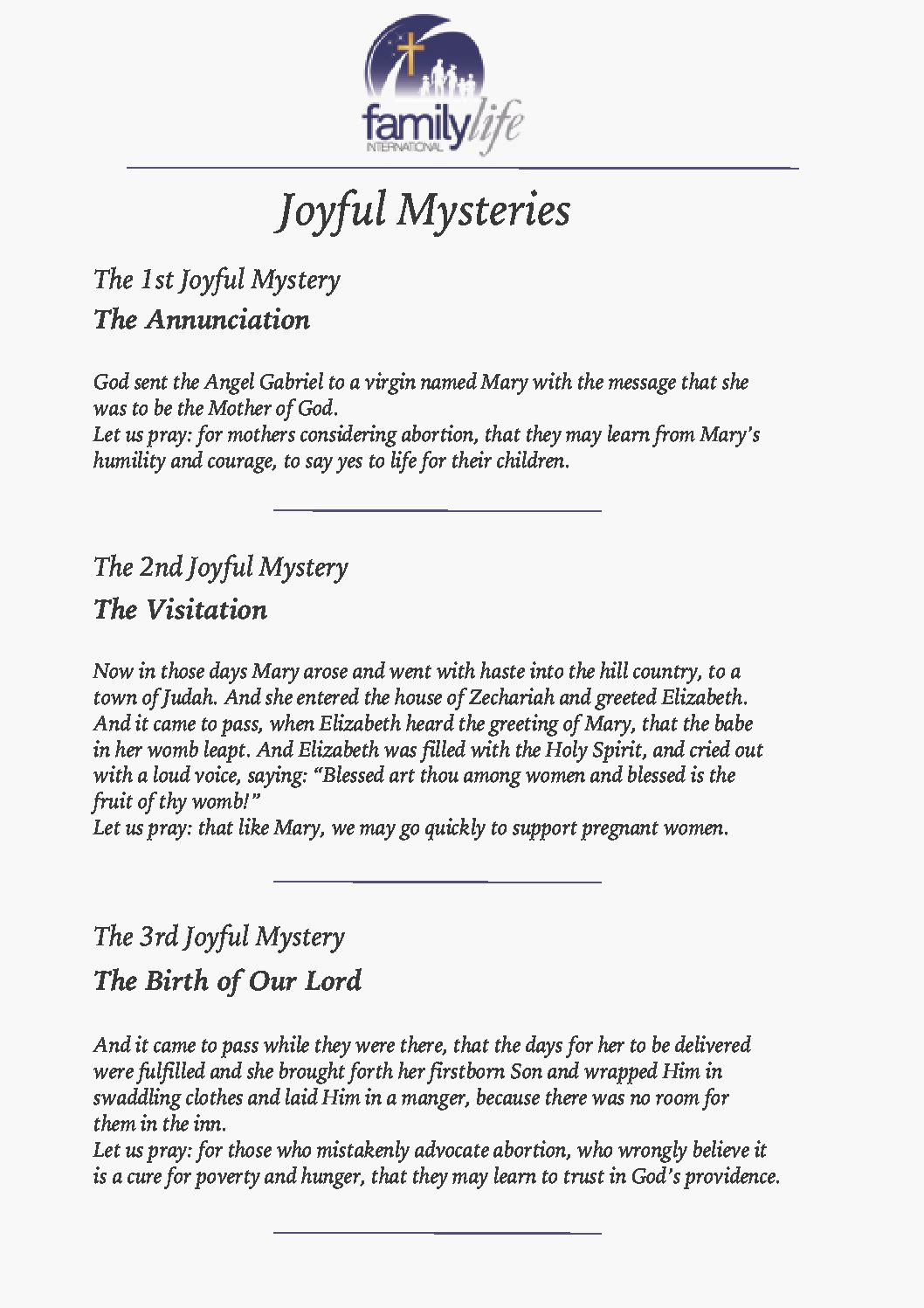 joyful-mysteries | FLI